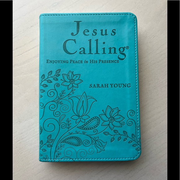 Sarah Young | Other | Jesus Calling Leather Bound Devotional Book ...